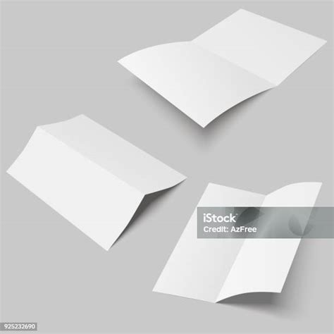 이랑 잡지 저널 책자 엽서 전단 명함 또는 안내 책자를 열었습니다 벡터입니다 3차원 형태에 대한 스톡 벡터 아트 및 기타 이미지 3차원 형태 가리기 공란 Istock