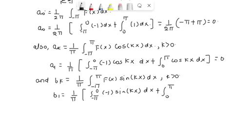 Solved Construct The First Three Fourier Approximations To The Square Wave Function Fx 1 T