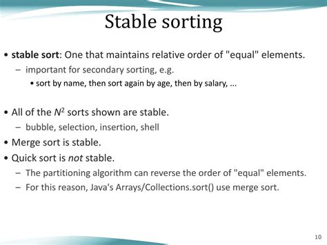 ppt quick sort algorithm efficient sorting method explained