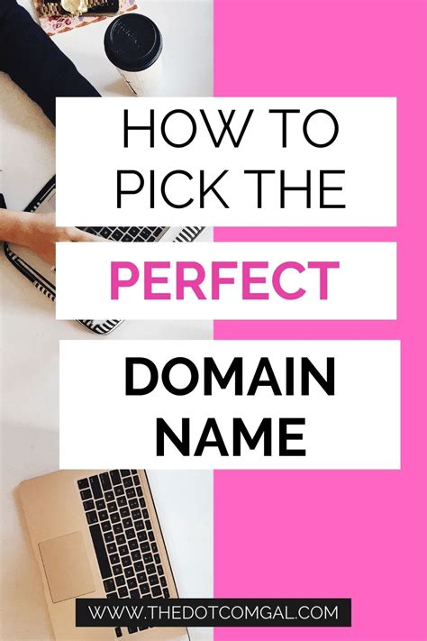 How To Choose A Domain Name For Your Blog The Dot Com Gal