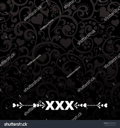 Xxx Background Vector Illustration Stock Vector Royalty Free