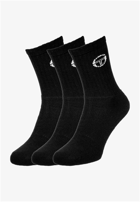 Sergio Tacchini Tennis 3 Pack Calze Blacknero Zalandoit