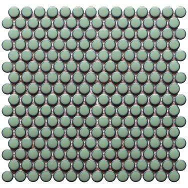 Foshan Supplier Backsplash Wall Floor Penny Round Ceramic Mosaic Tiles