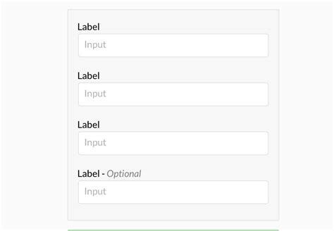 Gui Design Which Is Better To Show Label Optional Vs Label Not
