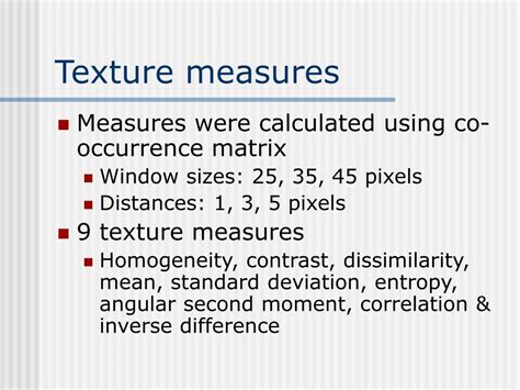 Ppt Forest Classification Using High Spectral And Spatial Resolution