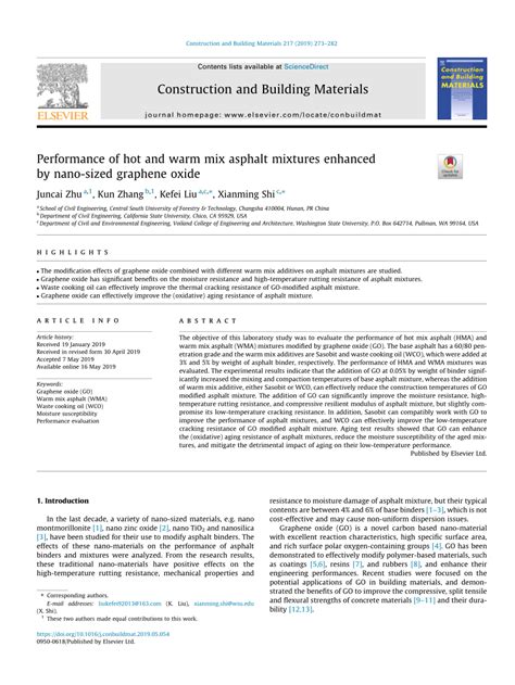 Pdf Performance Of Hot And Warm Mix Asphalt Mixtures Enhanced By Nano