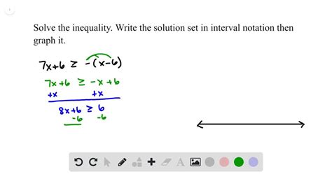 Solvedsolve Each Inequality Or Compound Inequality Write The Solution Set In Interval Notation