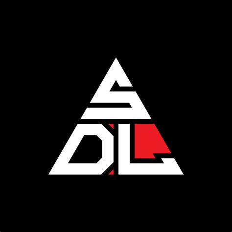 Sdl Triangle Letter Logo Design With Triangle Shape Sdl Triangle Logo Design Monogram Sdl