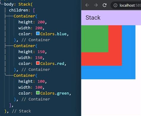 stack widget in flutter efficiently stacking and overlaying… by