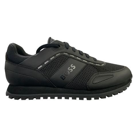 Hugo Boss Men S Black Parkour L Run Trainers
