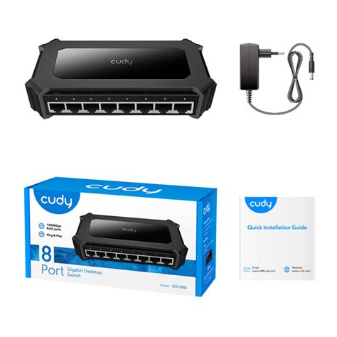CUDY GS108D 8 Port Gigabit Desktop Switch