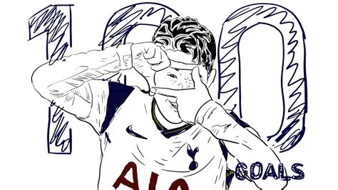 Heung Min Sontottenham Hotspurs 100th Goal For Spurs Animated Youtube