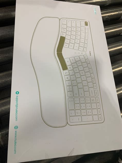 Nulea Rt05 Wireless Ergonomic Keyboard Split Keyboard With Wrist Rest Usb C Charging 7 Color