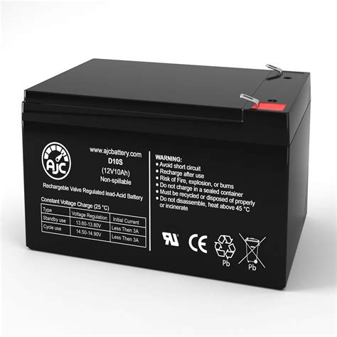 Long Way LW-6FM10 12V 10Ah Sealed Lead Acid Replacement Battery ...