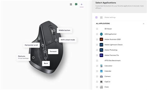Predefined Customizations Missing On Logitech Master 2s Logi Options