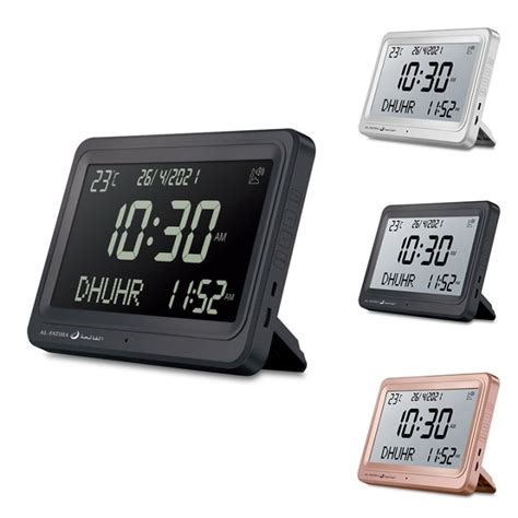 【cle】 Azan Clock Automatic Worldwide Digital 8 Azan Prayer Sounds