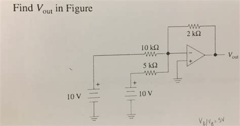 solved find vout in the figure