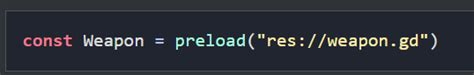 pascalcase for preloading a scene and class names r godot