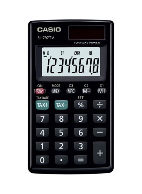 الة حاسبة صغير Casio Sl 797tv Officemaxpal