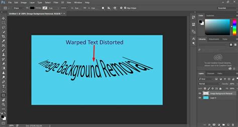 How To Warp And Distort Text In Photoshop Easy Steps