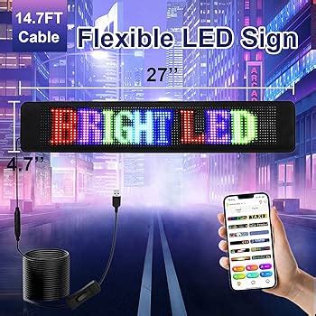 Led Scrolling Sign Programmable Scrolling Led Sign Board Bluetooth