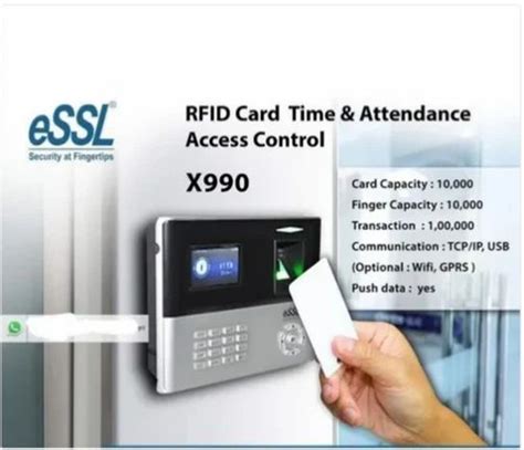 Essl X990 Fingerprint Time And Attendance With Access Control System Card Reader At ₹ 15000 In Surat
