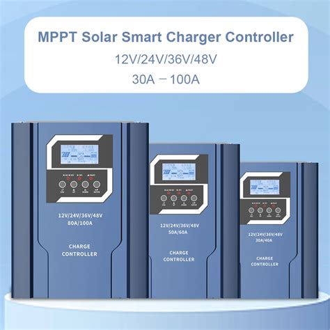 Charge Controller Solar Mppt 12v 24v 36v 48v Smartsolar Mppt Controller 100amp Mppt Solar Charge