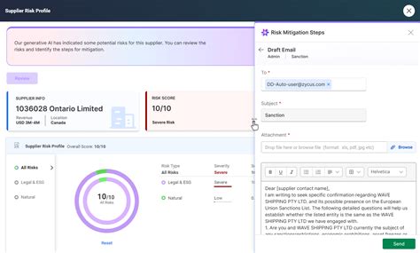 Risk Mitigation Genie Zycus Appxtend Appstore