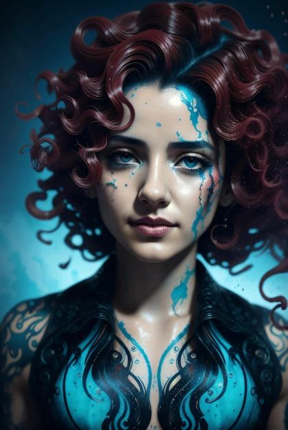 Premium Photo Digital Art Of Sexy Woman In Realistic Style With