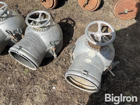 Waterman Aluminum Irrigation Pipe Shutoff Valves Agriculture Bigiron