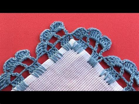 Como Tejer A Crochet Una Orilla Facil Puntilla Para Toalla O
