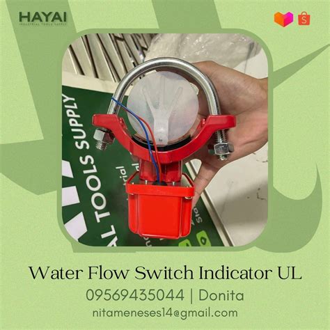 Water Flow Switch Indicator UL Commercial Industrial Construction Tools Equipment On Carousell