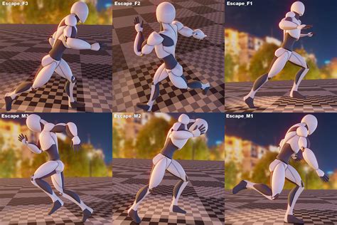 Escape Animations Package 3d Animations Unity Asset Store
