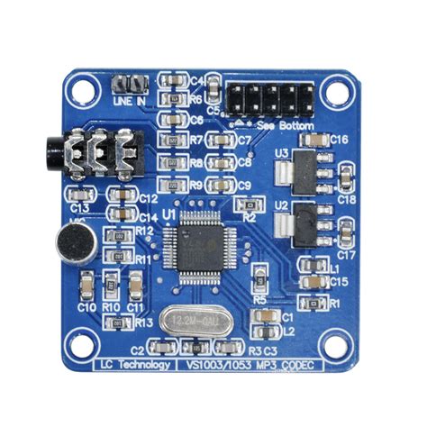 ic vs1053b vs1053 mp3 music shield board module tf sd card slot