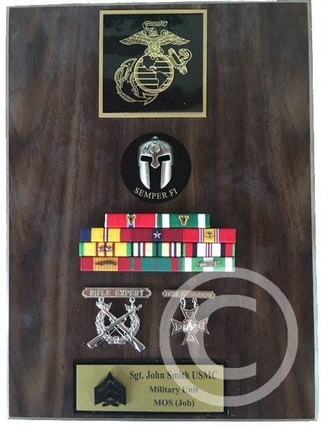 Build A Plaque Usmc Men Of Steel Usa
