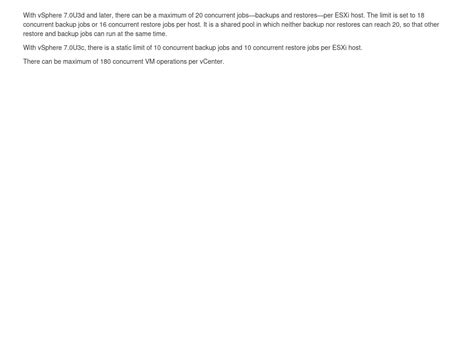 Protection Parallelism Powerprotect Data Manager Vmware Virtual Machine Protection Using