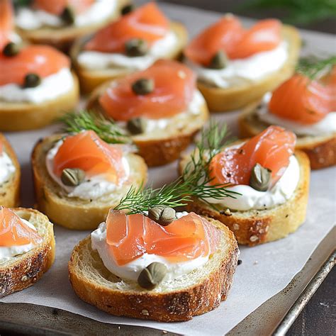 Smoked Salmon Crostini