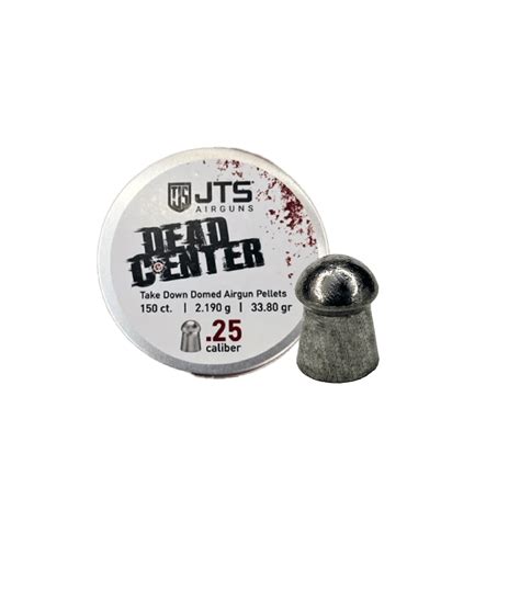 Jts Dead Center 25 Caliber Pellets 33 80 Gr 150ct Utah Airguns