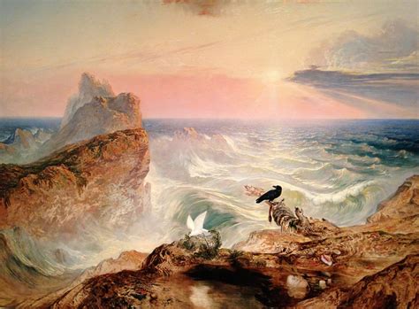John Martin The Assuaging Of The Waters John Martin Painting