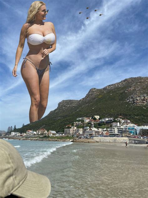 Colossal Woman Vs Tiny Helicopters By Markawassi On Deviantart