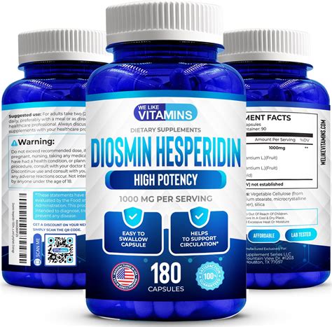 Flavonoids Micronized Diosmin 150 Mg Hesperidin 150 Mg