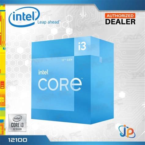 Promo Processor Intel Core I3 12100 Box Alder Lake Socket Lga 1700 Diskon 23 Di Seller Vegara