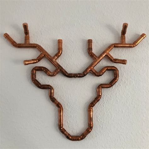 Copper Pipe Art Etsy Uk