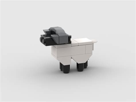 Lego Moc Minifig Scale Bighorn Sheep By Bloooop Rebrickable Build With Lego