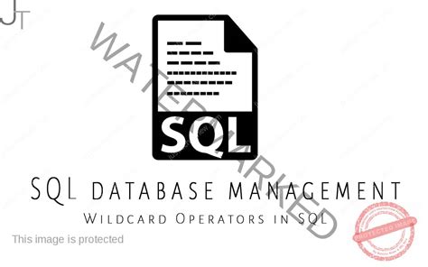 Wildcard Operators In Sql Just Tech Review