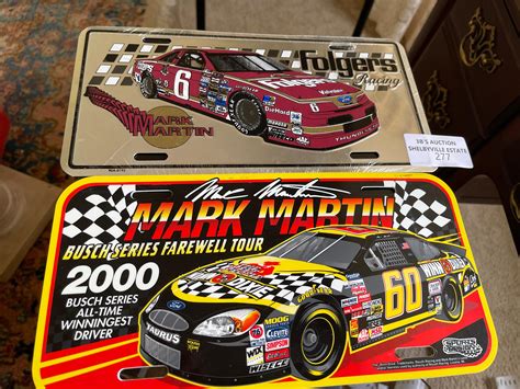 Lot Mark Martin And Jack Roush Autographed Photos