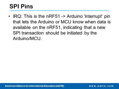 Arduino Communication American Alliance For International Education