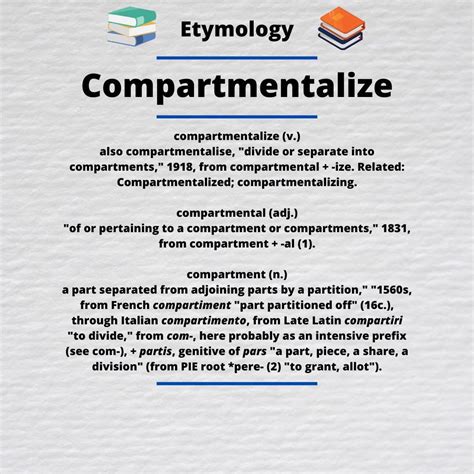Compartmentalize Rvocabwordoftheday