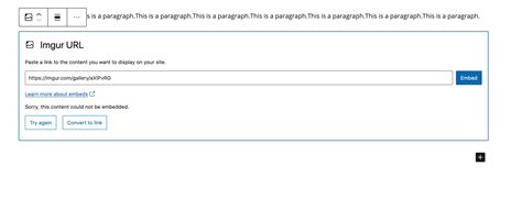 Imgur Embed Block Doesnt Work · Issue 12924 · Wordpressgutenberg