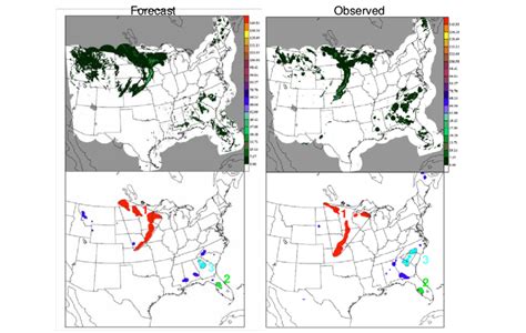 Example Of Mode Applied To Wrf Forecasts And Stage Ii Precipitation